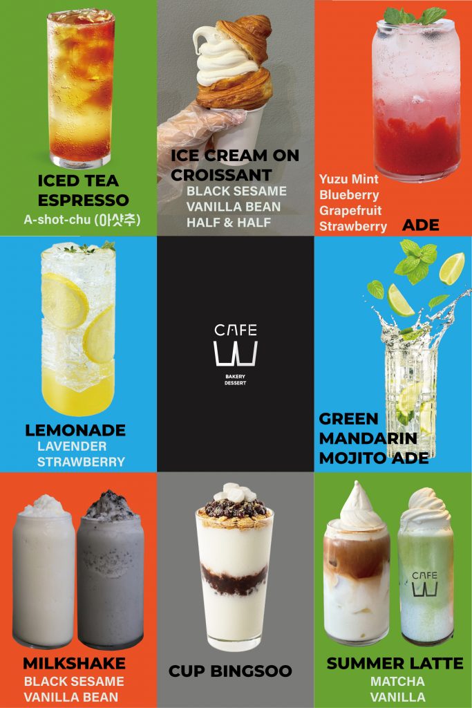 Simple Menu – Cafe.W Bakery & Desserts